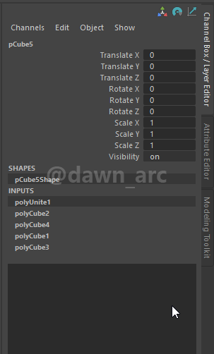 [Maya]常用快捷键和基础操作